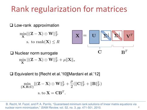 Ppt Inference Of Poisson Count Processes Using Low Rank Tensor Data