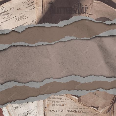 Premium Psd Torn Paper Effect Mockup