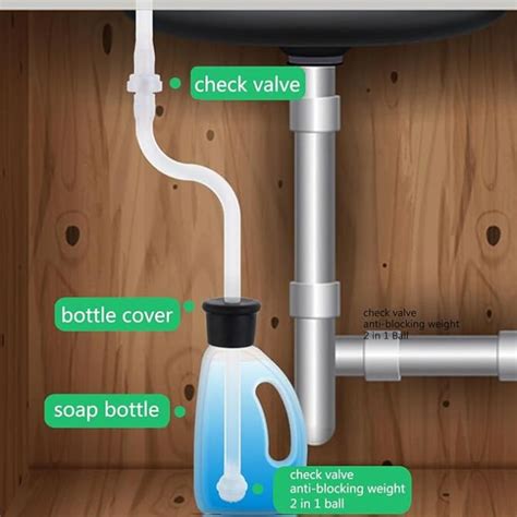 Sink Soap Dispenser Extension Tube Kit 47 Long Sink Soap Dispensers