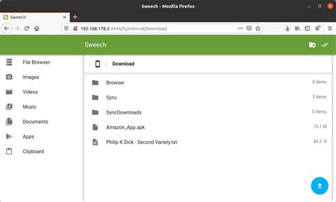 how to share files between android and ubuntu on your network