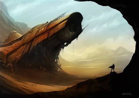 Awesome Pic Sci Fi Art Crash 2d Digital Concept Art Sci
