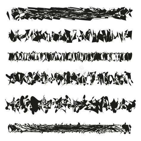 Chaotic Line Sequence Distorted Abstract Pattern Random Shape Texture