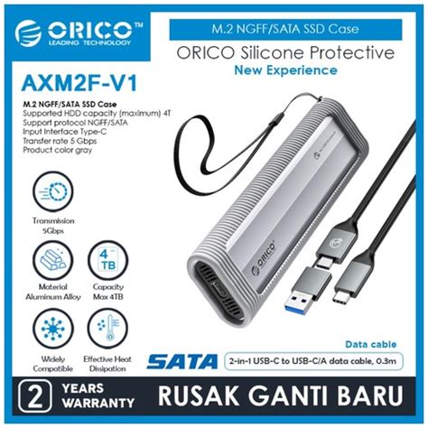 Orico M2 Ngffsata Ssd Case Usb C External Ssd Enclosure Up To 5gbps