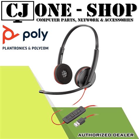 Plantronics Blackwire 3220 Stereo Usb A Headset W Noise Canceling