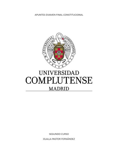 Apuntes Derecho Constitucional Pdf