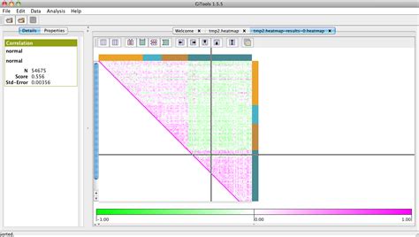 Tutorial 2 2 Expression Profiles Correlations Gitools 2 3 0