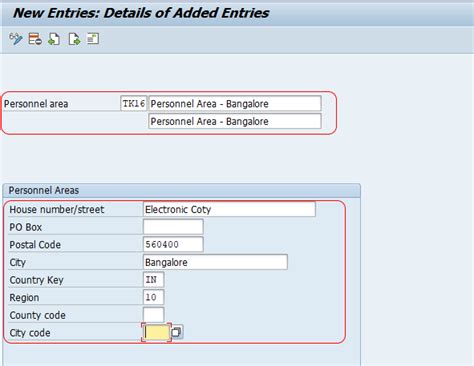 SAP HR Define Personnel Area In SAP