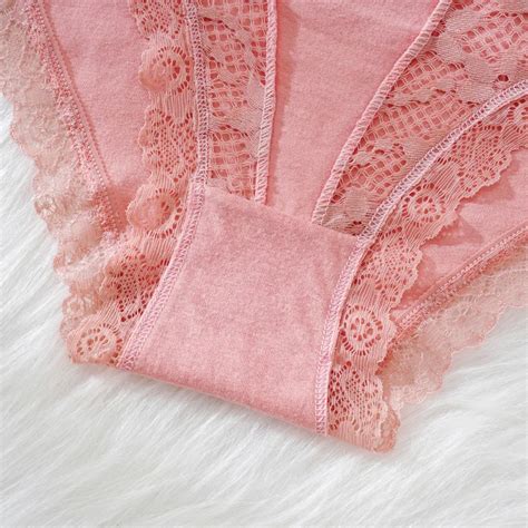 6 Colors Mixed Color Ladies Panties Simless Underwear Panties Dot Cotton Panties For Women