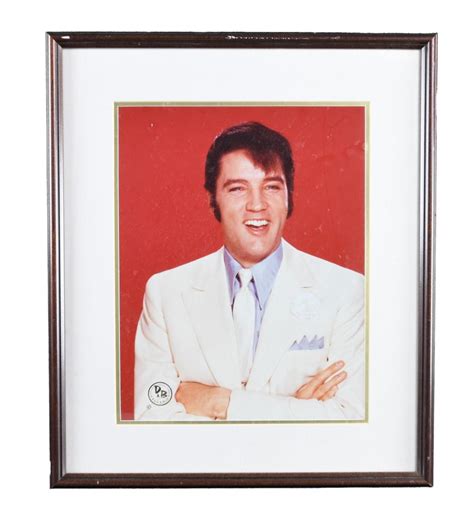 Sold At Auction Framed Large Format Elvis Presley Photo By Dandb