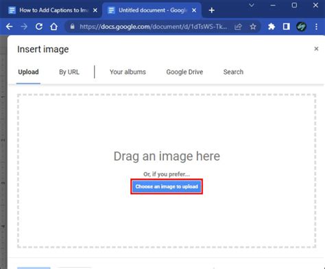 Como adicionar legendas às imagens no Google Docs