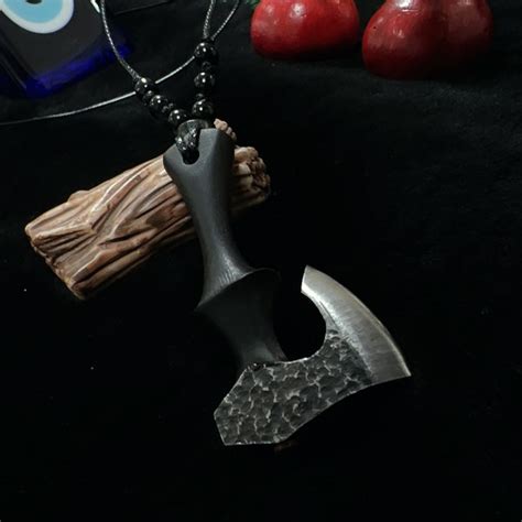 Viking Axe Necklace Etsy