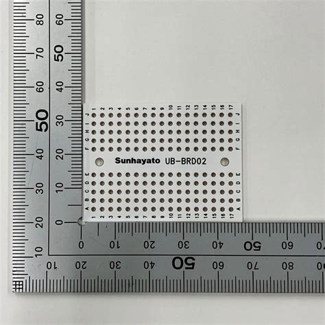 ミニ・ブレッドボード互換ユニバーサル基板（ub Brd02） — サンハヤト 公式オンラインショップ