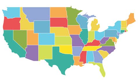 50 States Out Maps 10 Free Pdf Printables Printablee Map Us Map