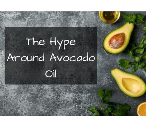 Health Benefits Of Using Avocado Oil