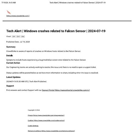 Crowdstrike更新导致全球windows大面积蓝屏死机 安全内参 决策者的网络安全知识库