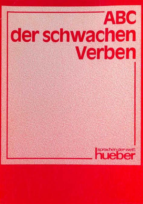 دانلود کتاب آلمانی Abc Der Schwachen Verben هرکتابی