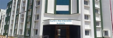 Maulana Azad National Urdu University Polytechnic College Kadapa Courses Fees Admission 2025