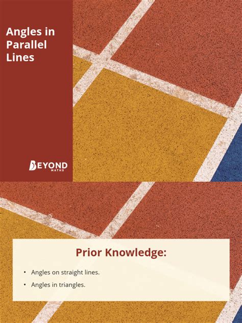 Angles In Parallel Lines Powerpoint Pdf Angle Triangle
