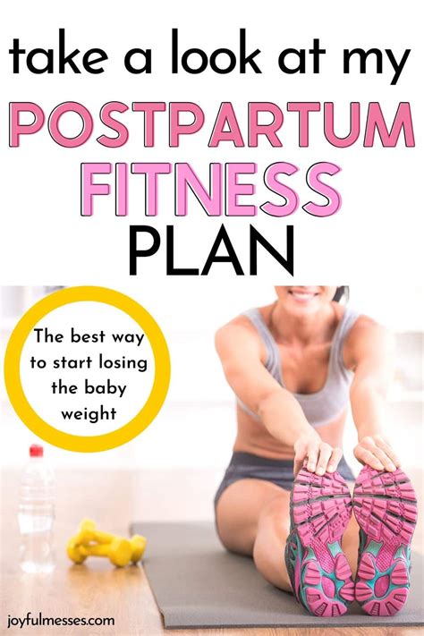 My Postpartum Fitness Routine Joyful Messes