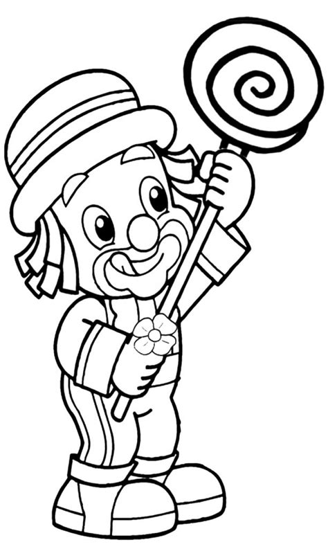 Riscos e Desenhos 10 Desenhos de Palhaços para Imprimir e Colorir