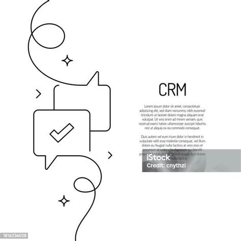 Crmアイコンの連続線画手描きのシンボル ベクトル イラスト いたずら書きのベクターアート素材や画像を多数ご用意 いたずら書き