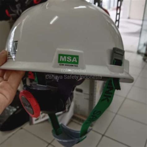 Promo Helm Proyek Msa Lokal Full Set Sni Warna Putih Diskon 23 Di