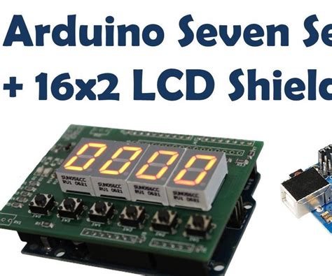 Arduino Seven Segment And Lcd Shield 7 Steps Instructables