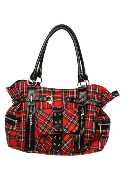 Torba BANNED RISE UP TARTAN Sklep RockMetalShop Pl