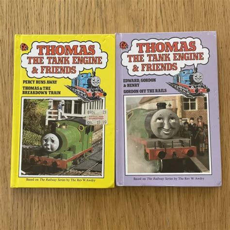 Thomas The Tank Engine And Friends X2 Books Hc 1984 Vintage Rare