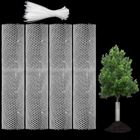 Amazon 4 Pack Tree Trunk Protectors Nursery Mesh Tree Bark