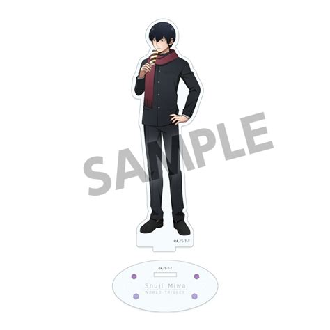 【グッズ スタンドポップ】ワールドトリガー 描き下ろしアクリルフィギュア 三輪秀次 日常 Ver【再販】 アニメイト