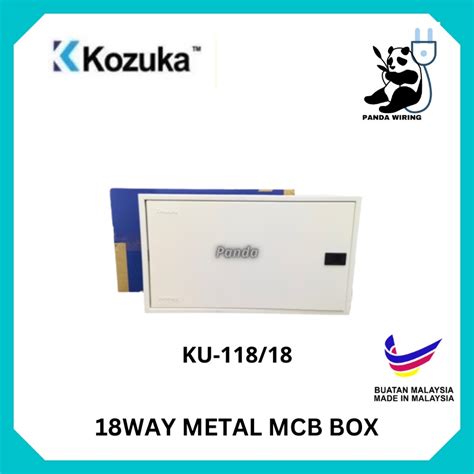 Kozuka Ku 118 18 Metal Enclosure 18 Way 1 Row 18 Modular Db Box