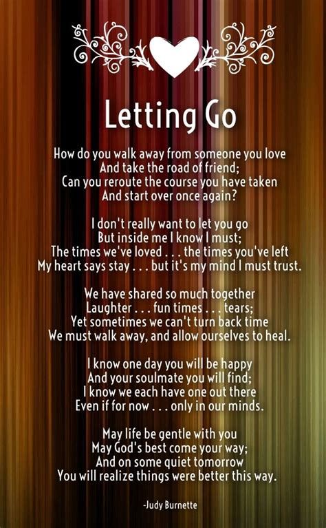 Letting Go Of Someone You Love