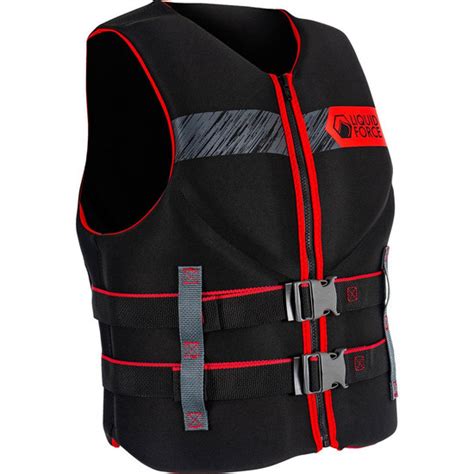Liquid Force Classic Hinge Life Jacket Black Red
