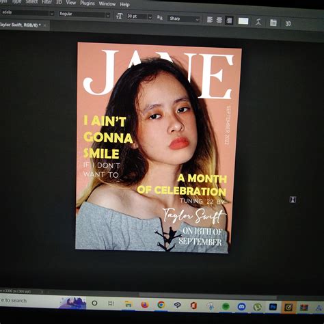 My First Layout Of Cover Magazine Critiques Are Greatly Appreciated