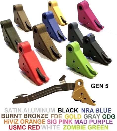 Tango Down Trigger Assembly For Glock Gen 5 G17 19 19x 23 26 27 34 44 45 Cerakote