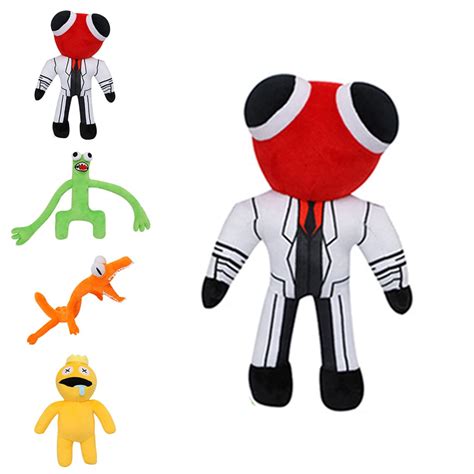 Buy HERNAN Cute Rainbow Friends Plush Toy Green Red Yellow Orange Soft