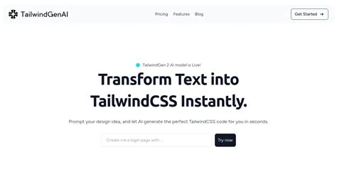Tailwindgen Ai Transform Text Into Tailwindcss Instantly