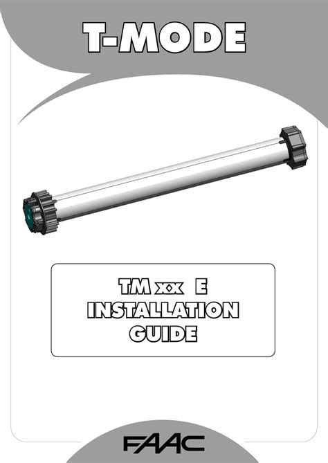 TM Xx E INSTALLATION GUIDE