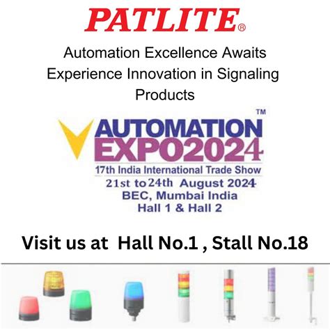 Abhishek Gambhir On Linkedin Automationexpo Tradeshow Patlite