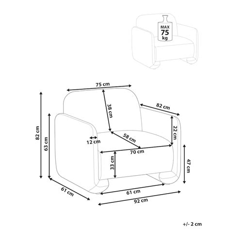 Fotel Tapicerowany Poliestrem Szerokie Oparcie Podłokietniki Meble Do