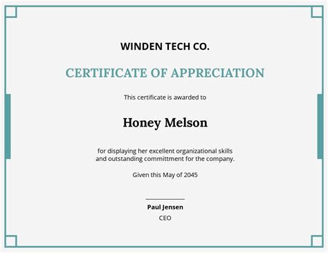 13 Free Performance Certificate Templates [customize And Download
