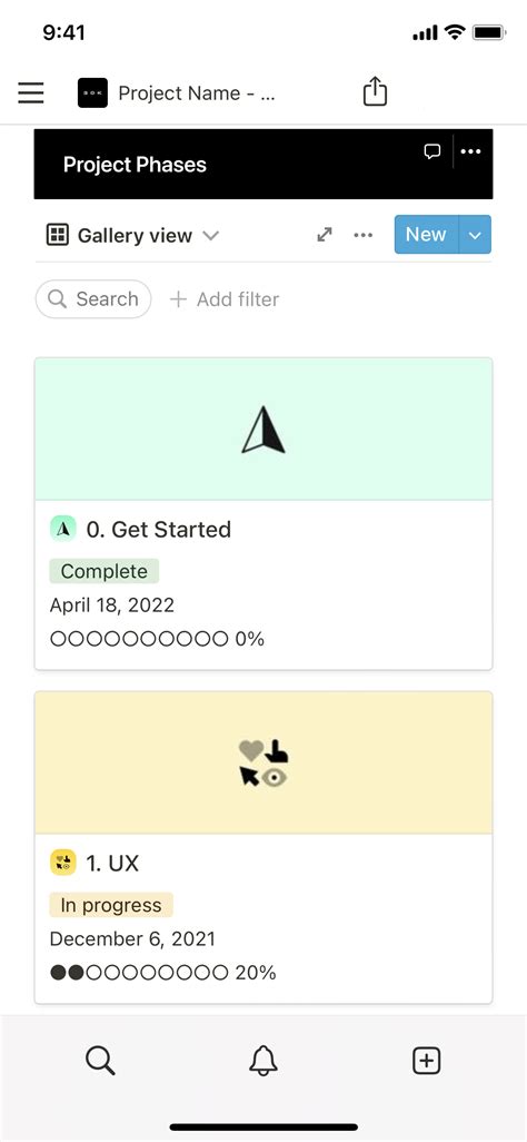 Notion Template Gallery Design Project Management