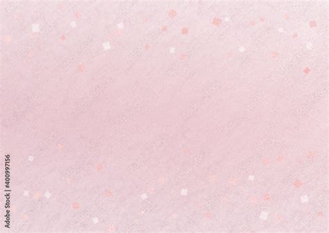金箔を散りばめた和紙風 背景素材（桜色） Stock Illustration Adobe Stock