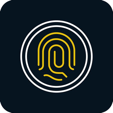 Biometric Identification Line Red Circle Icon 44215730 Vector Art At Vecteezy