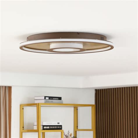 Lindby Pekela Led Deckenlampe Rund 59 Cm Lampenwelt De