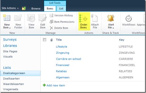 Serge Van Den Oever Macaw Sharepoint Ui For Ordering List Items