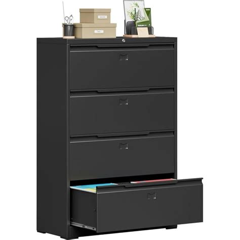 4 Drawer Lateral File Cabinet Metal Lateral File Cabinet With Lock