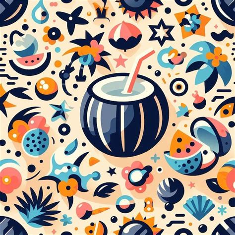 Vector De Colores Tropicales Hiperrealistas Sin Costuras Tela De
