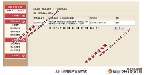 团购网站的设计与实现phpmysqlphp毕业设计论文网 团购网站的设计与实现phpmysqlphp毕业设计论文网